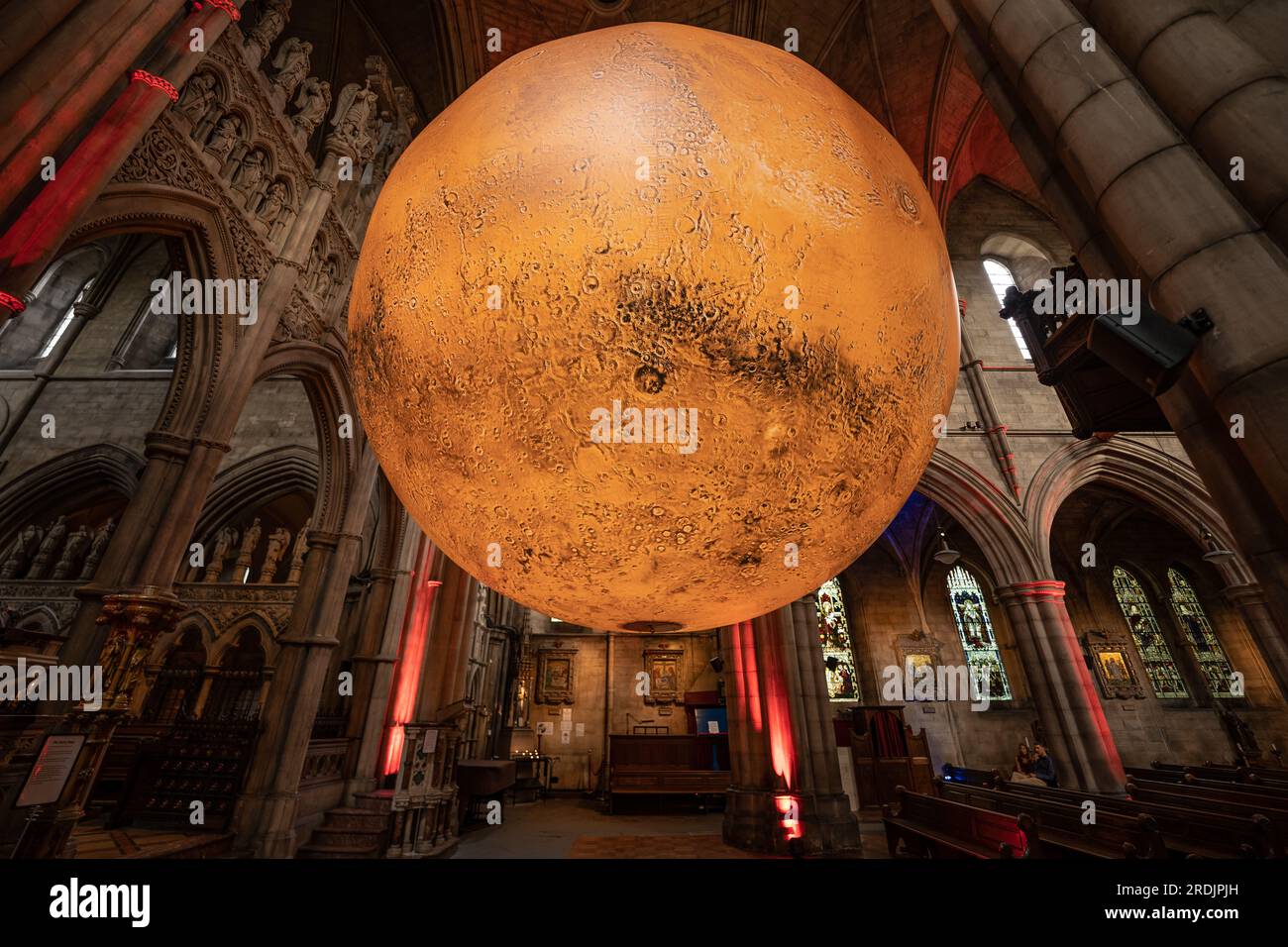London, UK. 21st July, 2023. Mars: War & Peace by Luke Jerram. A seven ...