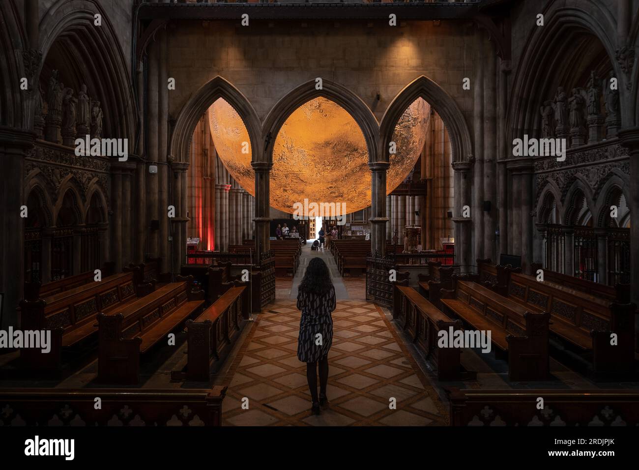 London, UK. 21st July, 2023. Mars: War & Peace by Luke Jerram. A seven ...