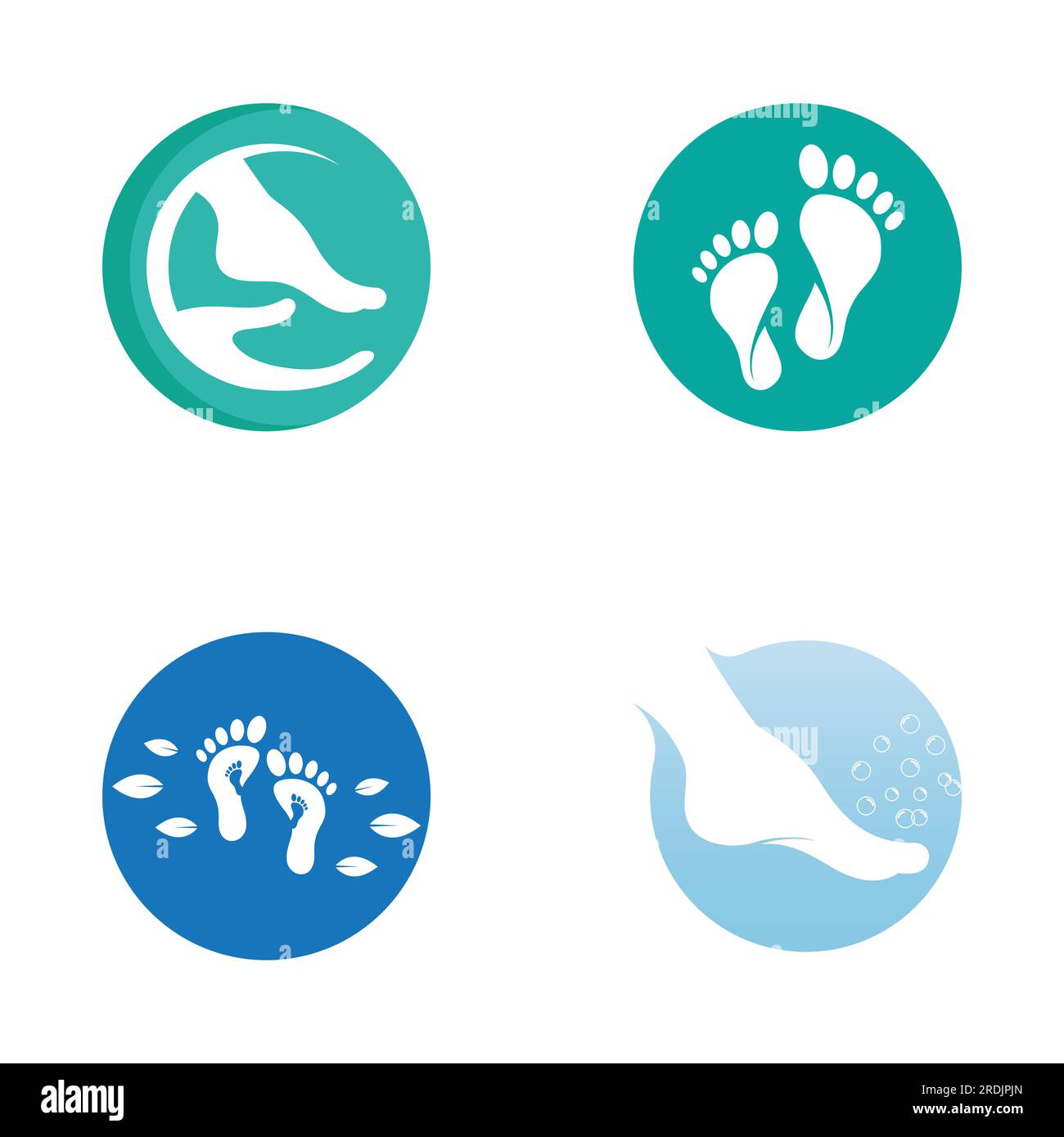 footprints,foot care,and footstep, logo images illustration Stock ...