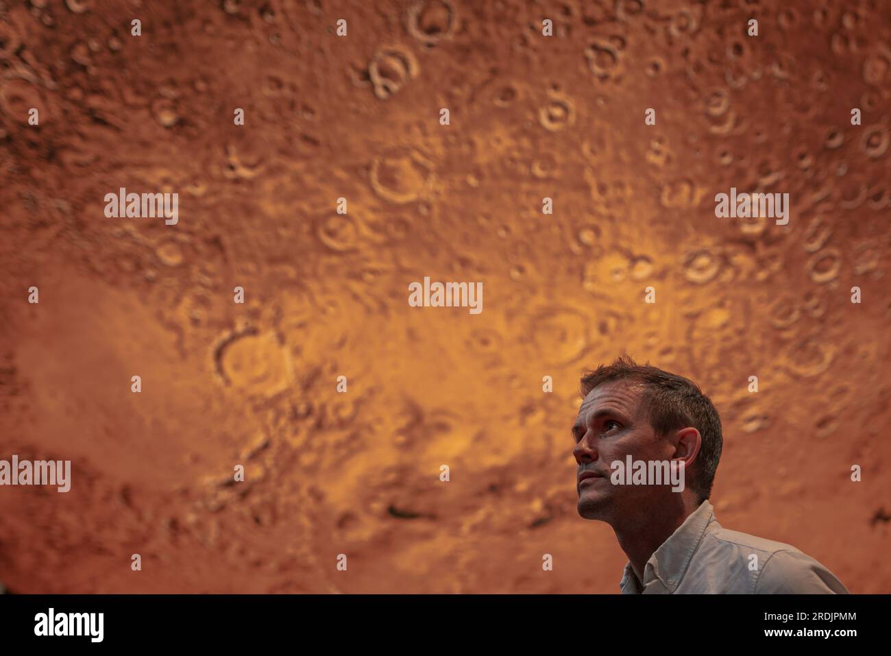 London, UK. 21st July, 2023. Mars: War & Peace by Luke Jerram(pictured ...