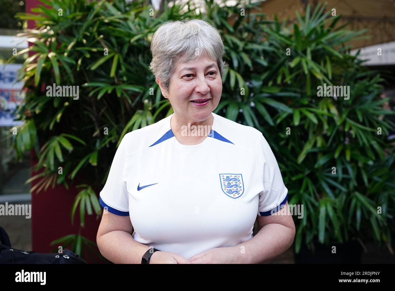 British high commissioner, Vicki Treadell speaks to media prior to the ...