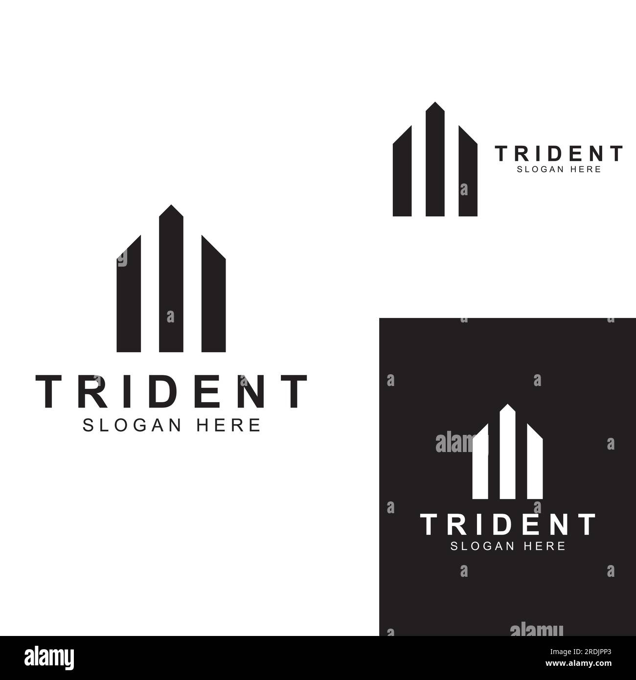 Black trident vector vectors Black and White Stock Photos & Images - Alamy