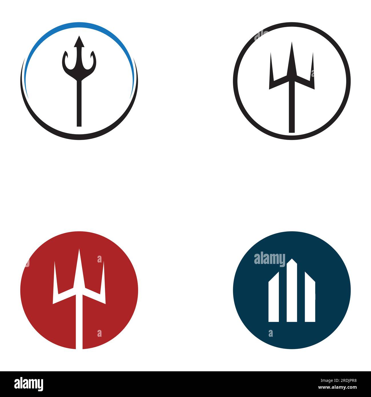 Trident logo using vector design concept Stock Vector Image & Art - Alamy