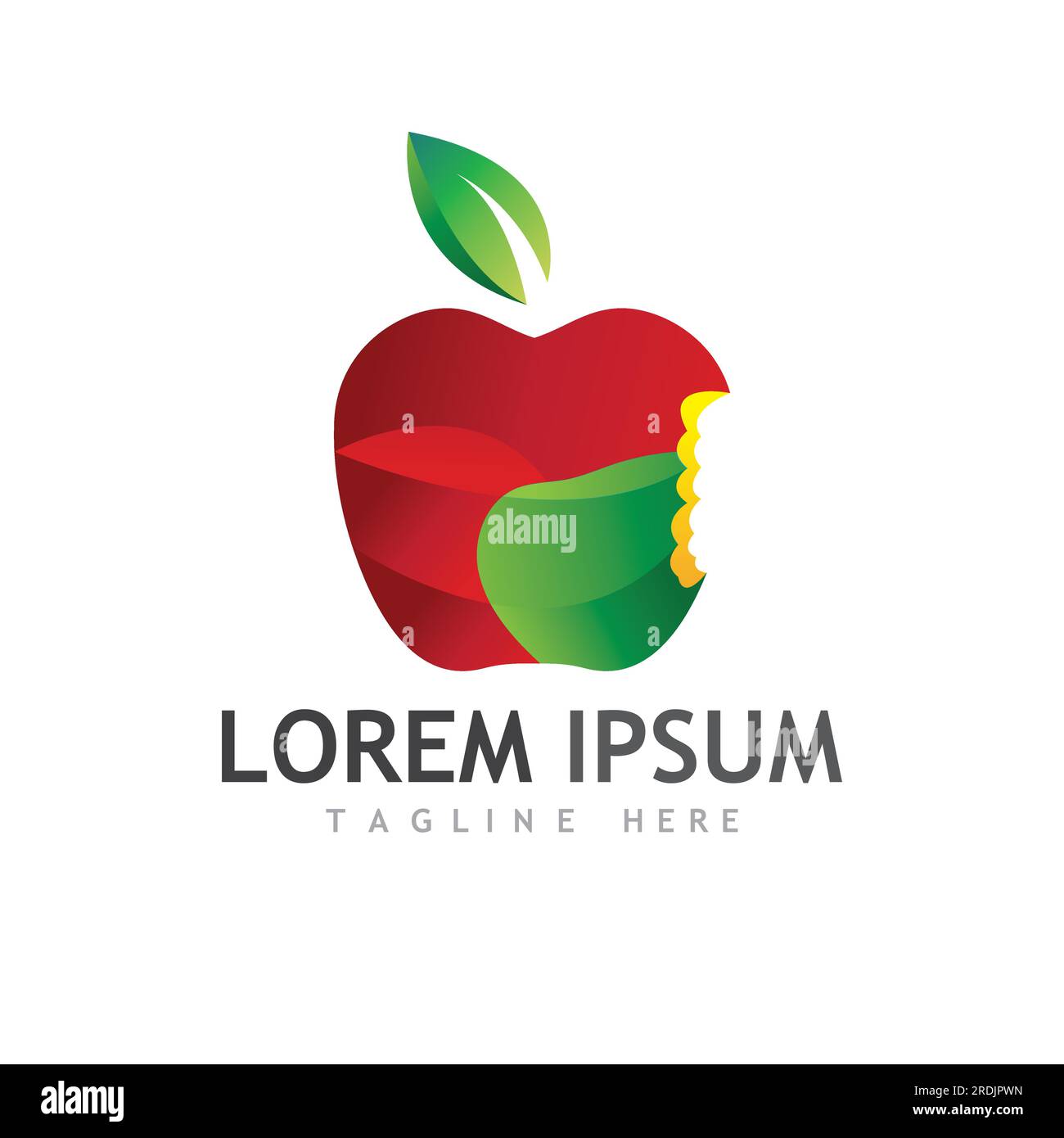 Apple vector illustration design icon logo template Stock Vector Image ...