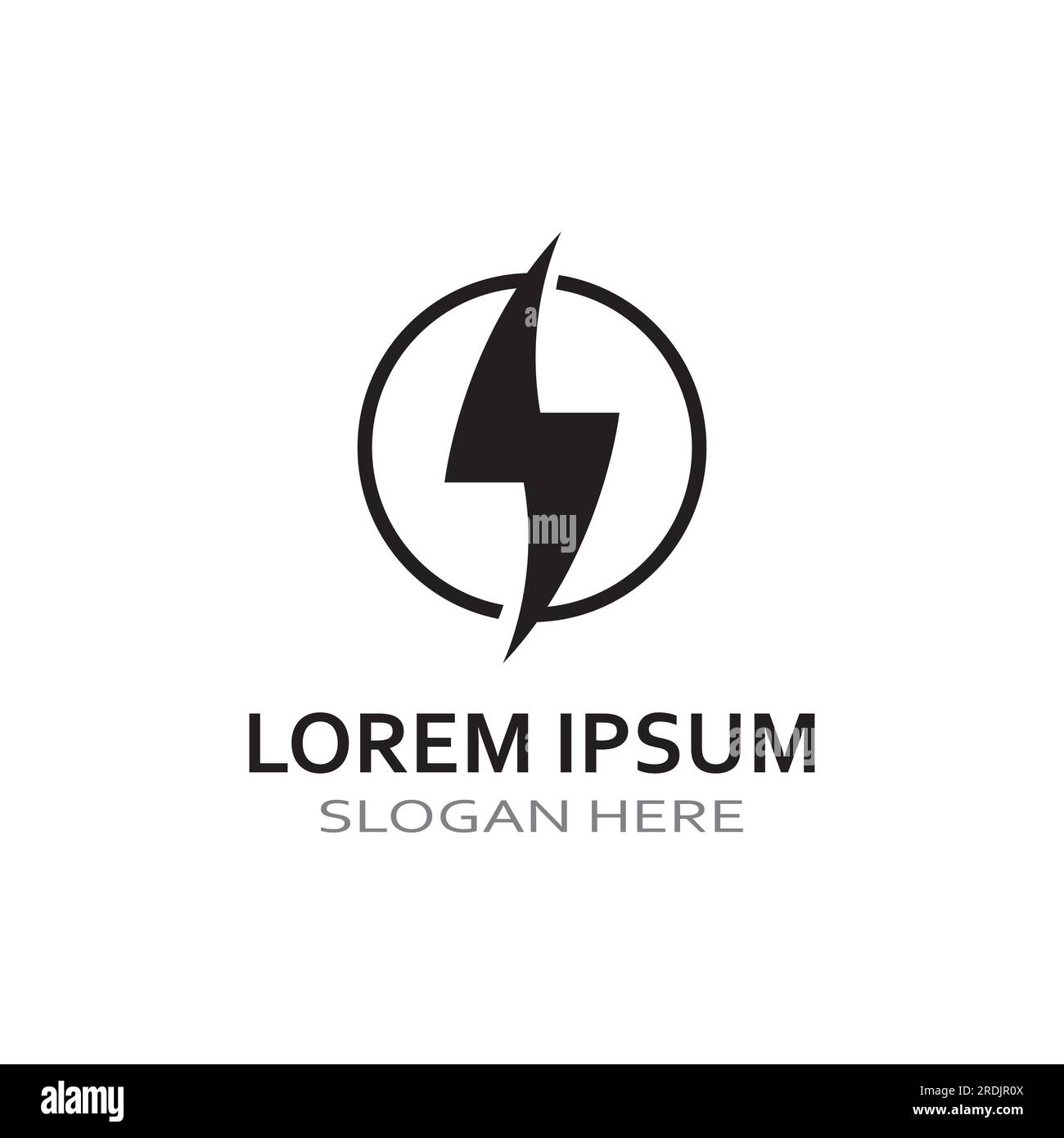 electric lightning logo, using modern vector design concept Stock ...