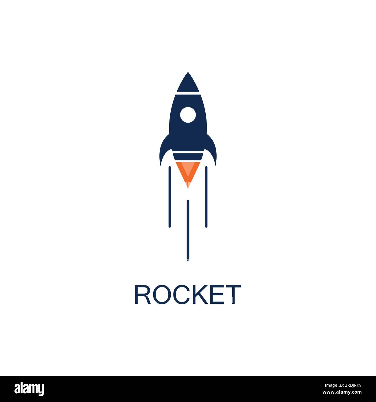 Rocket logo and symbol design vector Stock Vector Image & Art - Alamy
