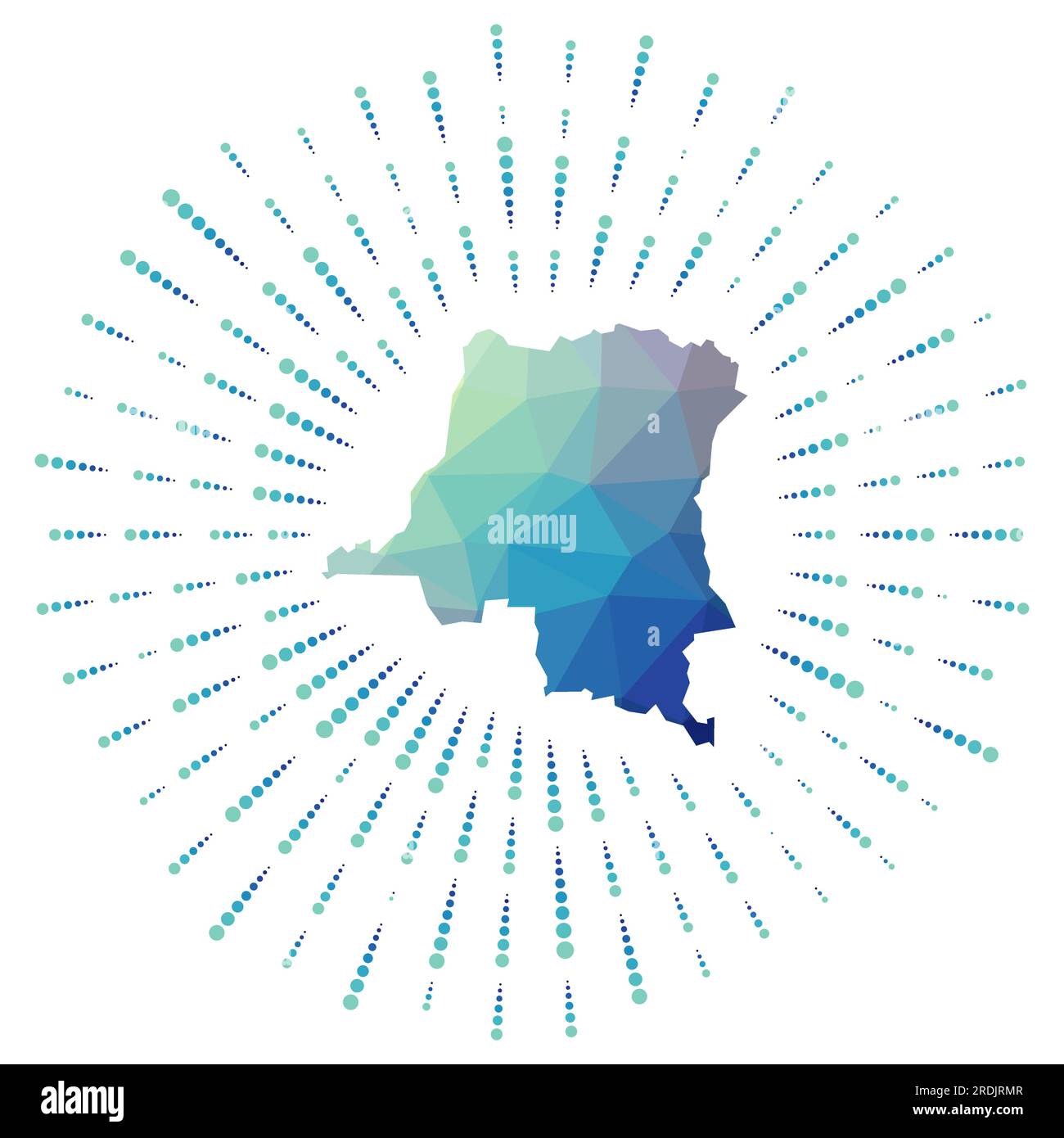 Dr congo silhouette map Cut Out Stock Images & Pictures - Alamy