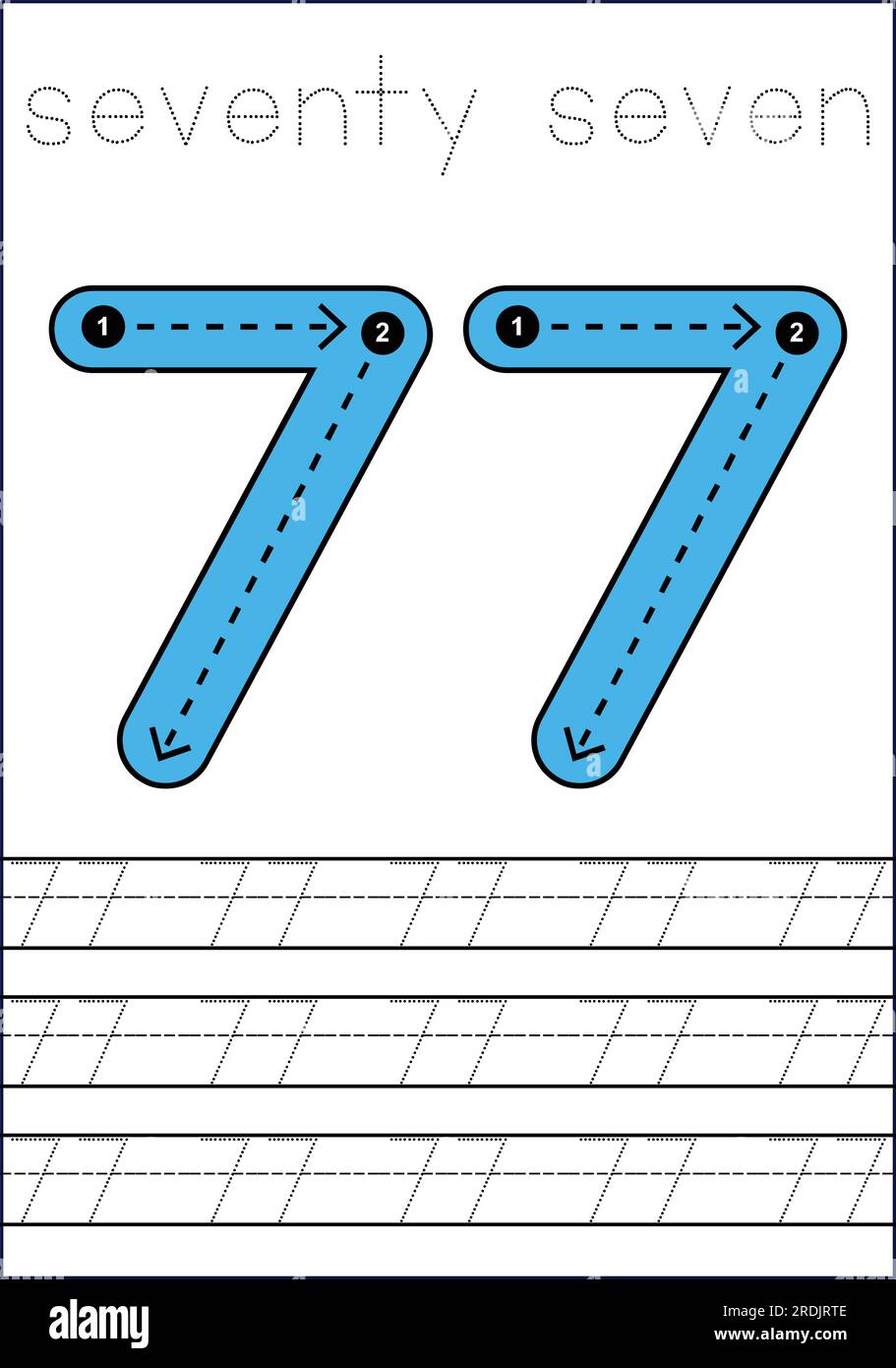 Craft ideas for learning numbers hi-res stock photography and images ...