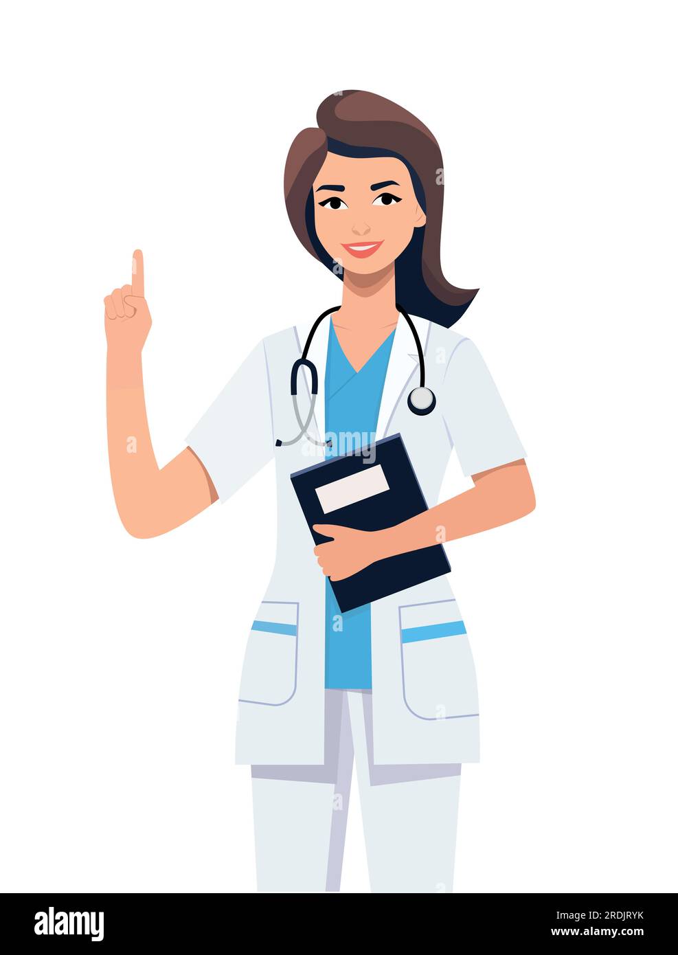 Female doctor character , Physician, Hospital, Checkup, Patient ...