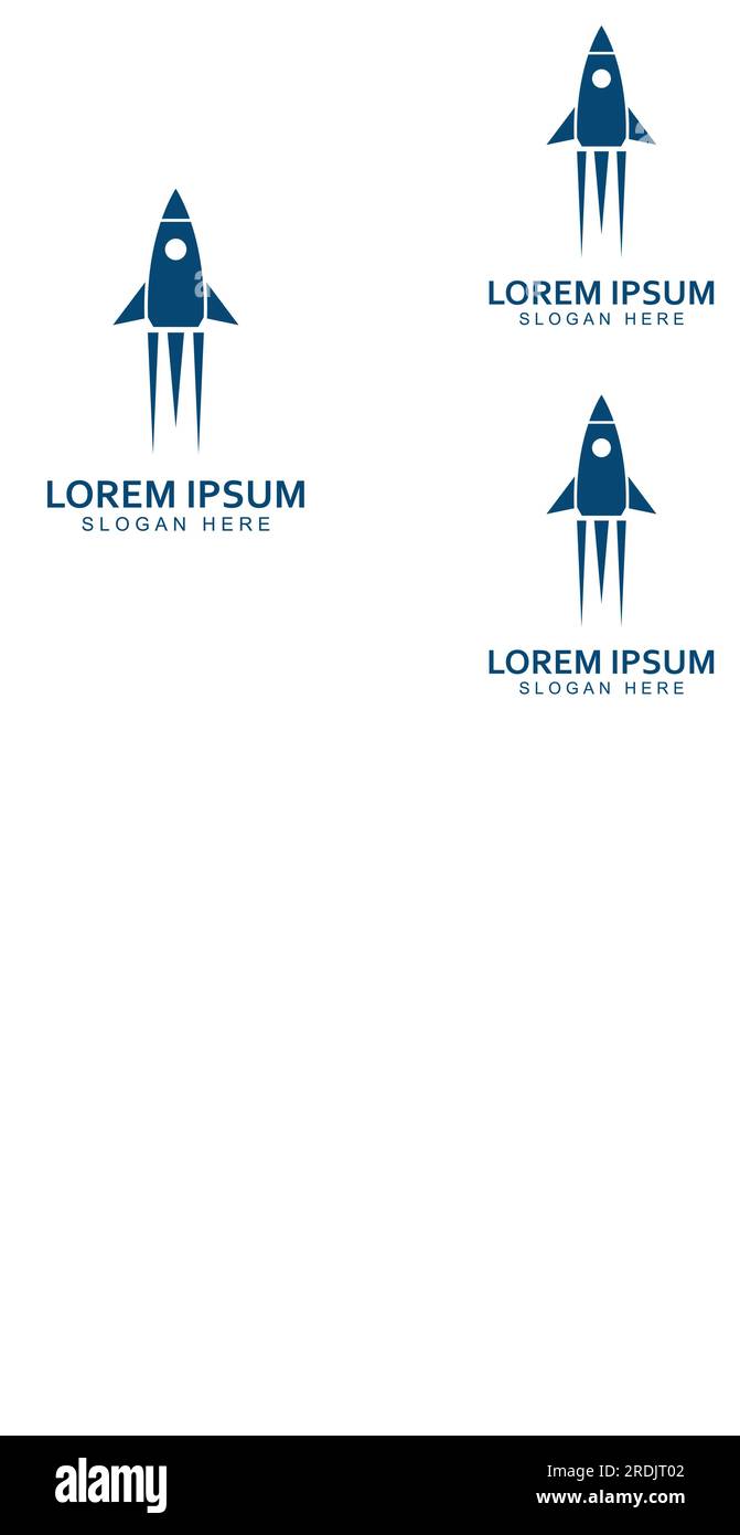 Rocket logo and symbol design vector Stock Vector Image & Art - Alamy