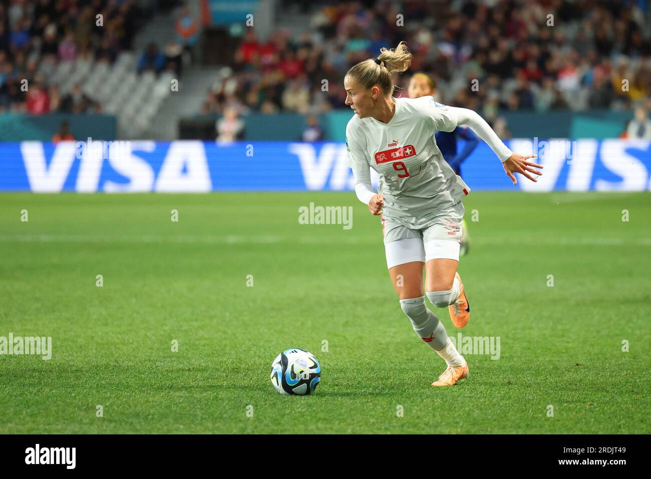 Ana-Maria Crnogorcevic (9 Switzerland) in action during the 2023 FIFA ...