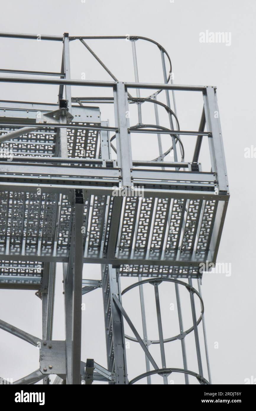 Ladder on storage tank hi-res stock photography and images - Alamy