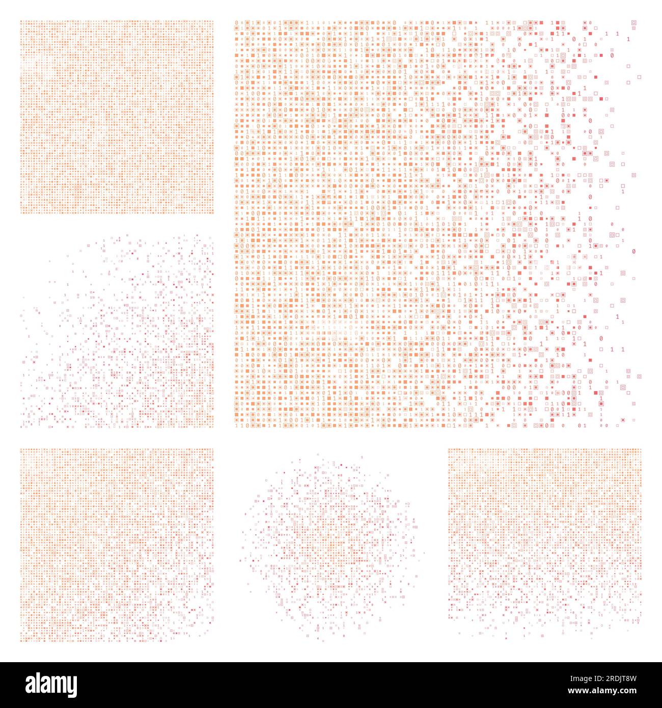 Abstract Matrix background. Sunset dark color theme backgrounds ...