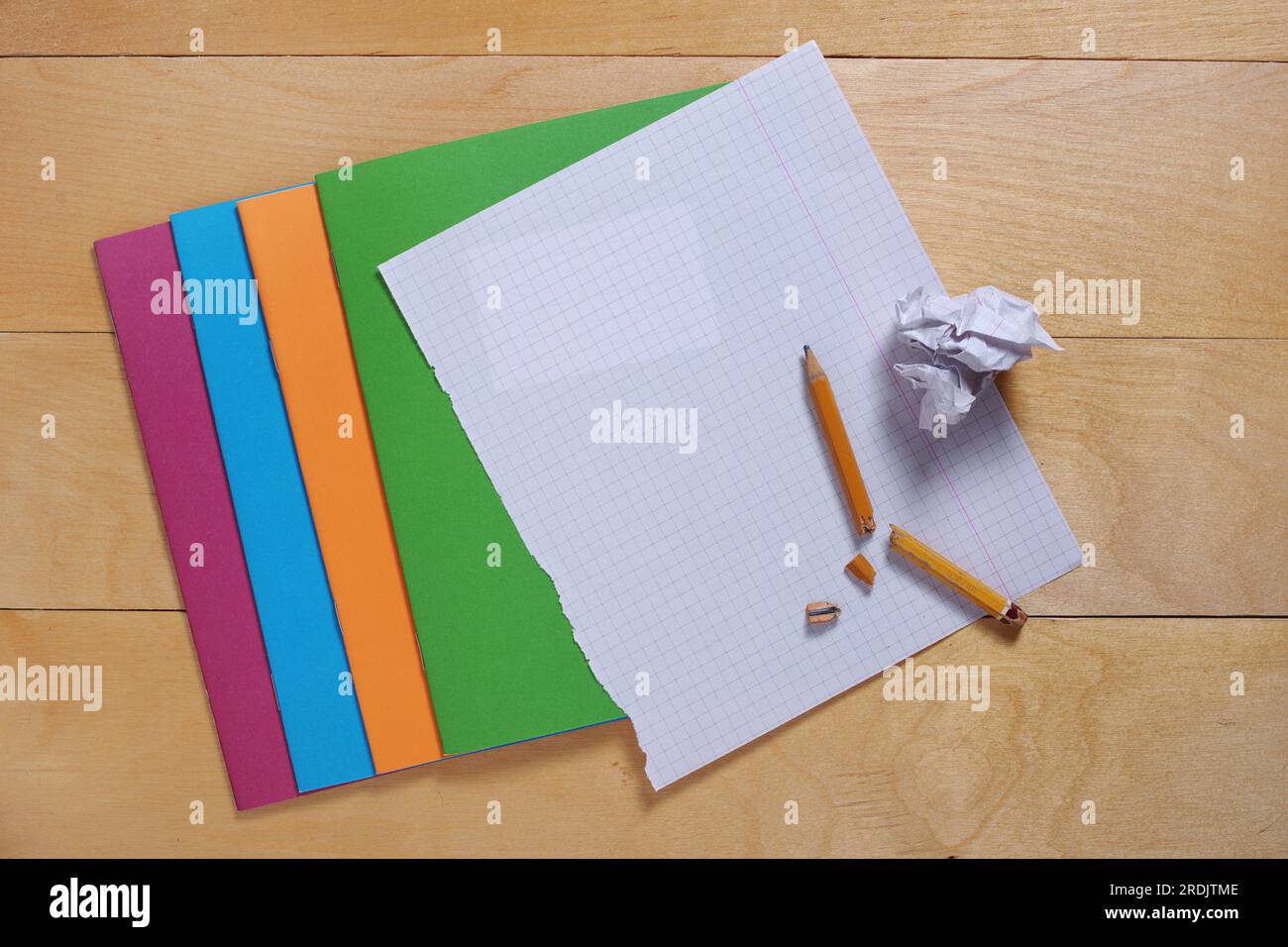 Broken school desk hi-res stock photography and images - Alamy