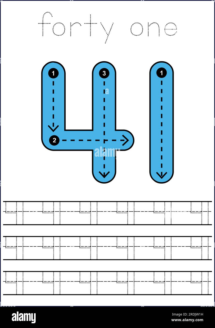 Learning numbers printables hi-res stock photography and images - Alamy