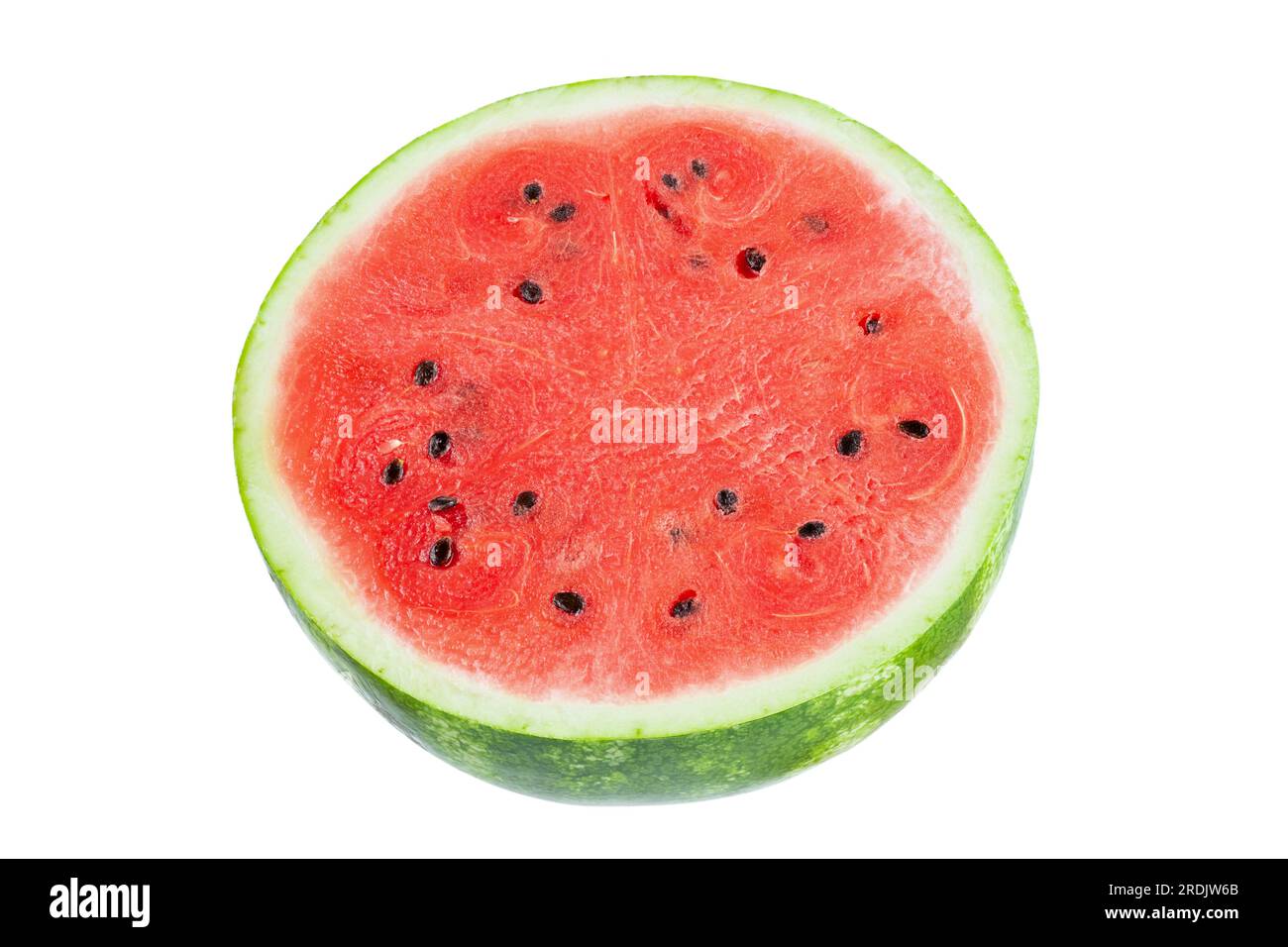 Half watermelon isolated on white background. Watermelon berry fruit ...