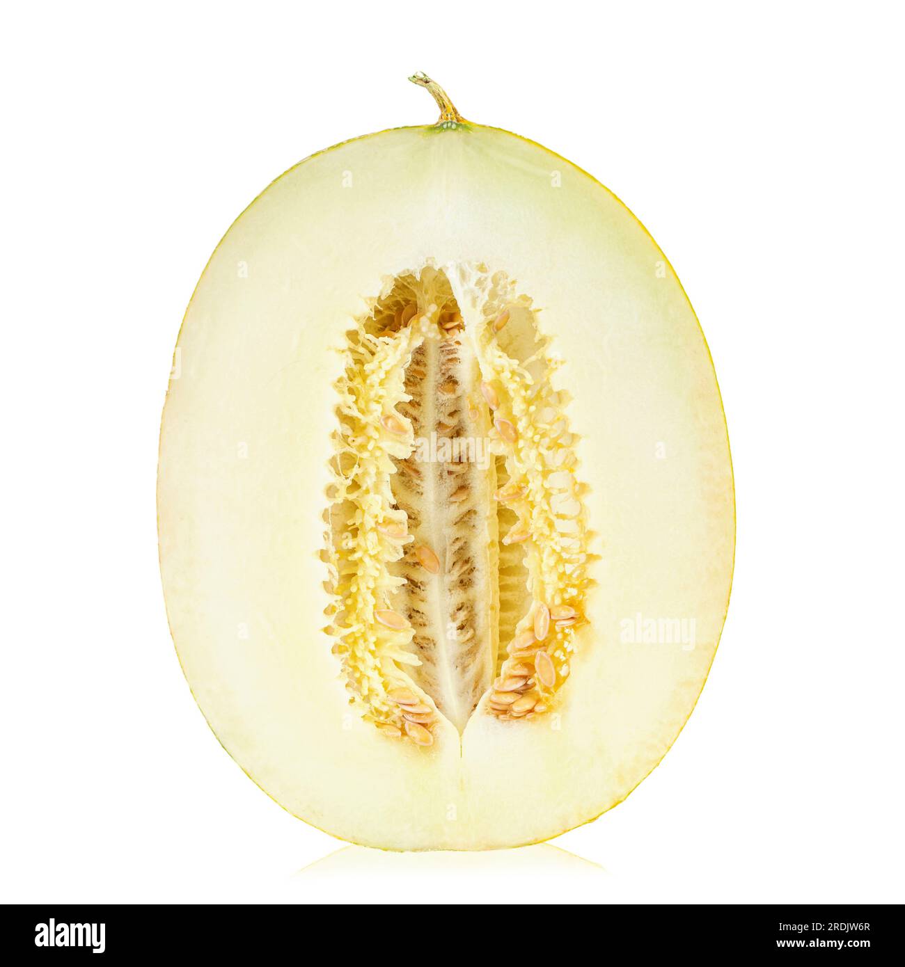Half melon isolated on white background. File contains clipping path ...