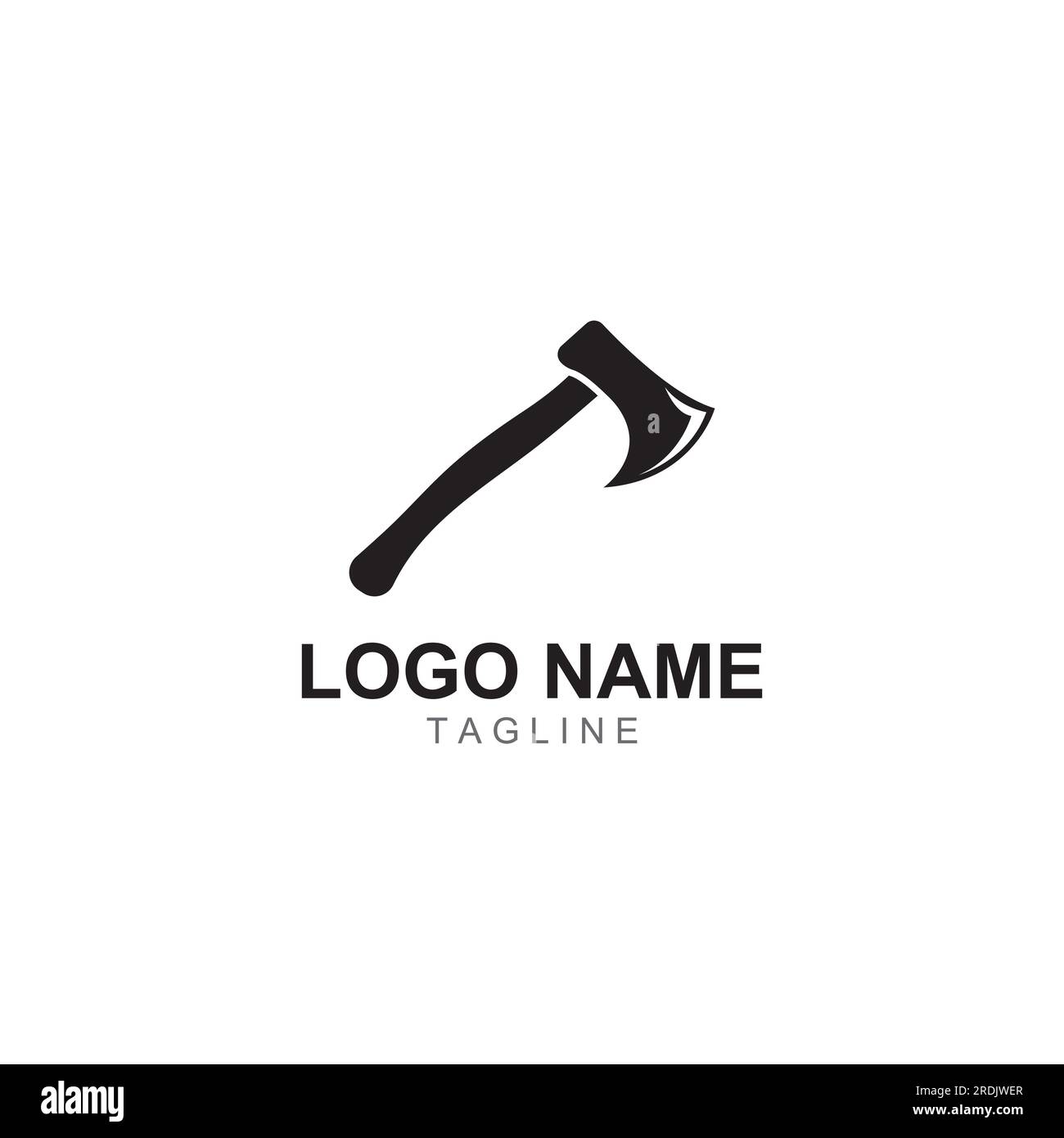 Axe logo/hatchet logo with concept design vector Stock Vector Image ...