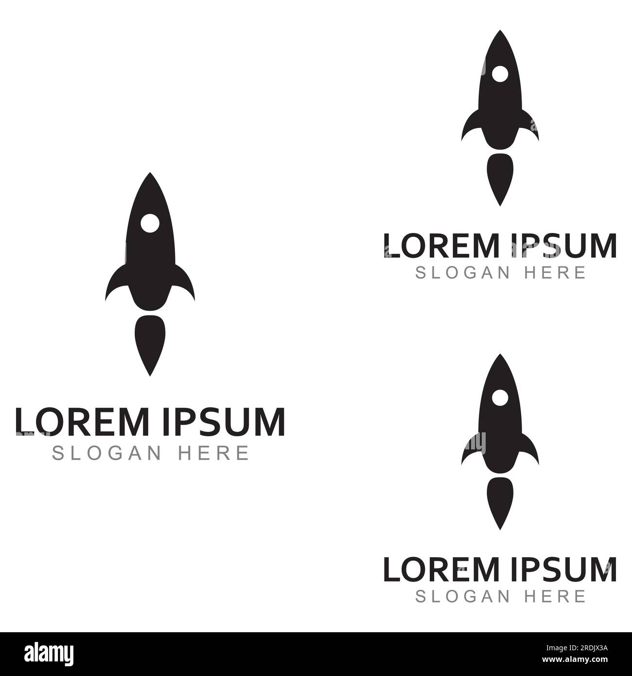 Rocket logo and symbol design vector Stock Vector Image & Art - Alamy