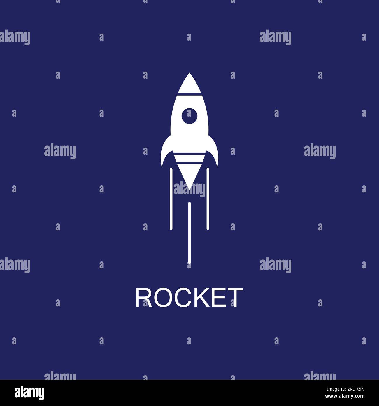 Rocket logo and symbol design vector Stock Vector Image & Art - Alamy
