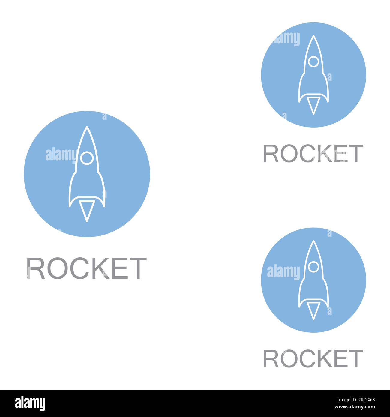 Rocket logo and symbol design vector Stock Vector Image & Art - Alamy