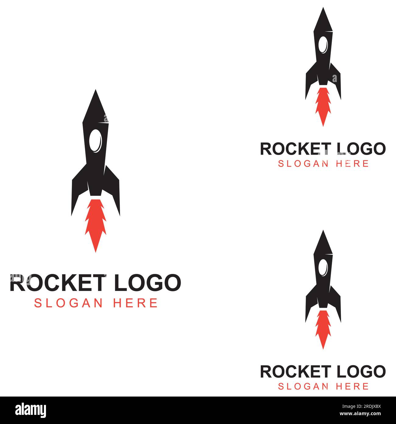 Rocket logo and symbol design vector Stock Vector Image & Art - Alamy