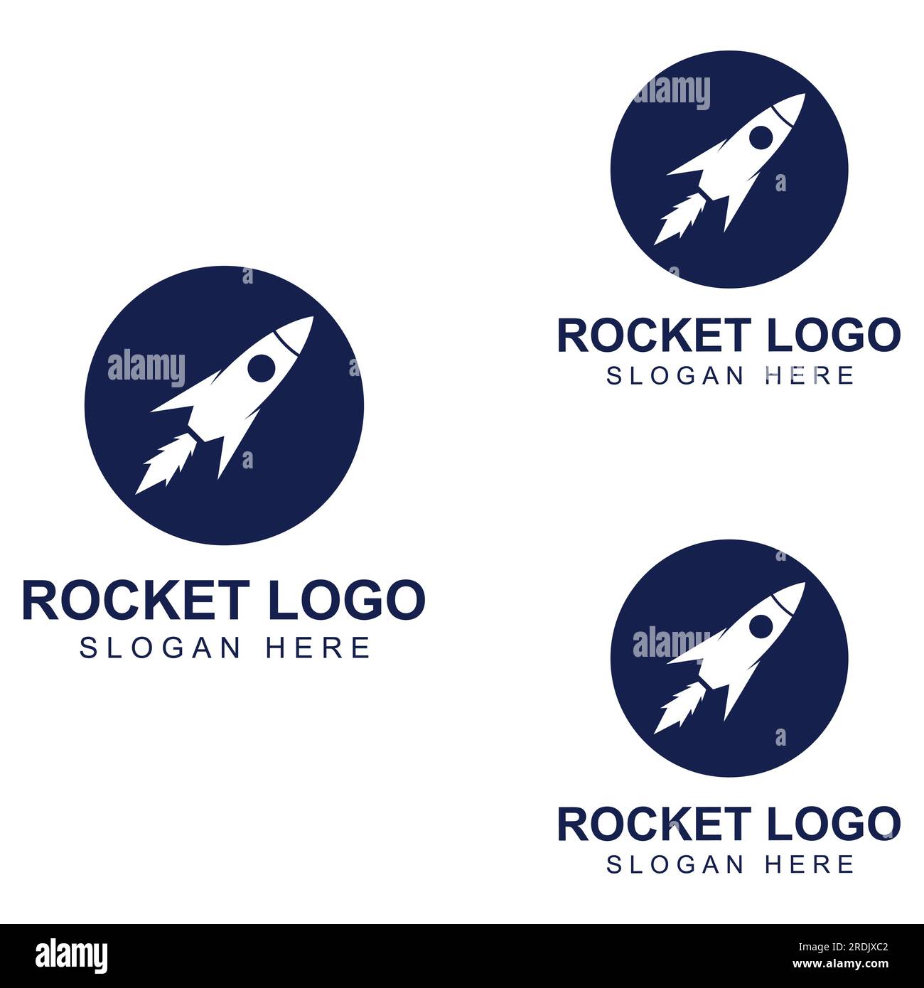 Rocket logo and symbol design vector Stock Vector Image & Art - Alamy