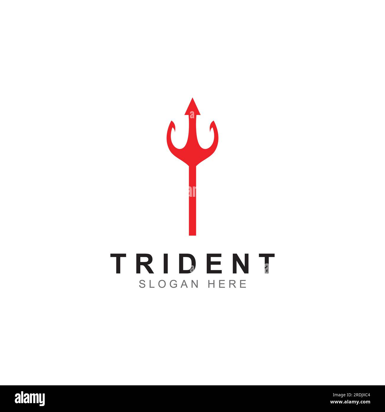 Trident logo using vector design concept Stock Vector Image & Art - Alamy