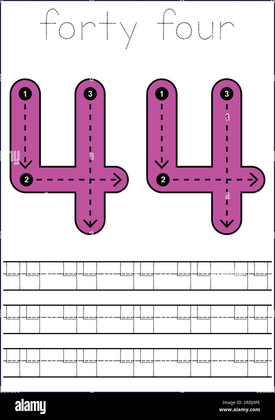 learning numbers from 1 to 100 Stock Vector Image & Art - Alamy
