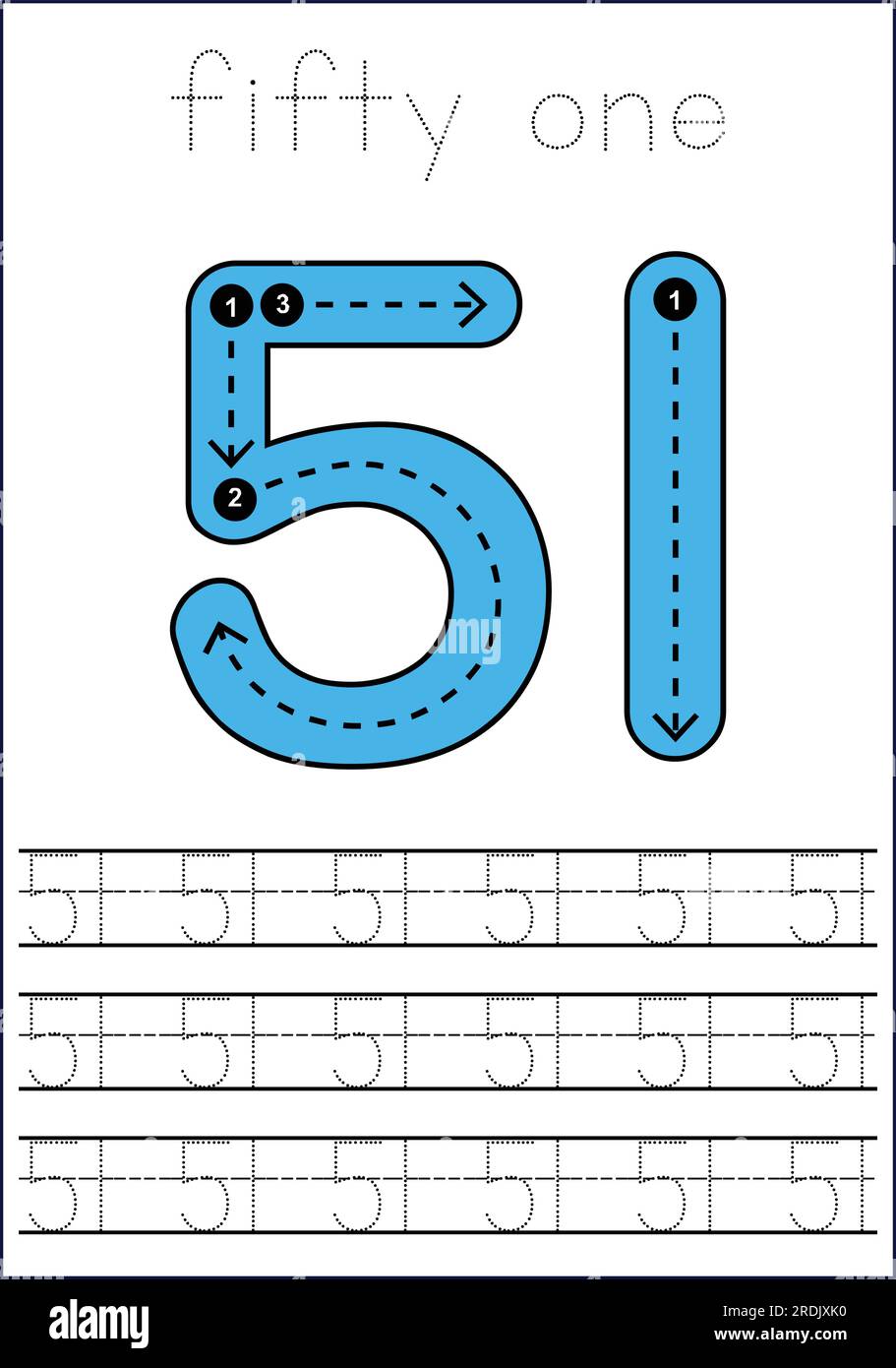 Learning numbers printables hi-res stock photography and images - Alamy