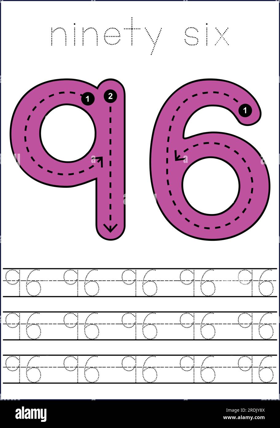 Learning numbers chart for kids hi-res stock photography and images - Alamy
