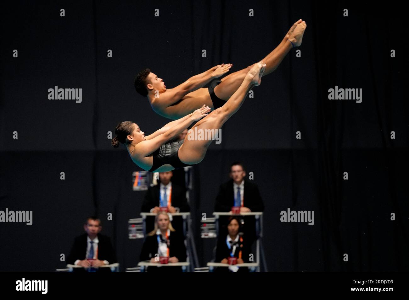Jesus Eduardo Gonzalez Reyes and Elizabeth Perez of Venezuela compete ...