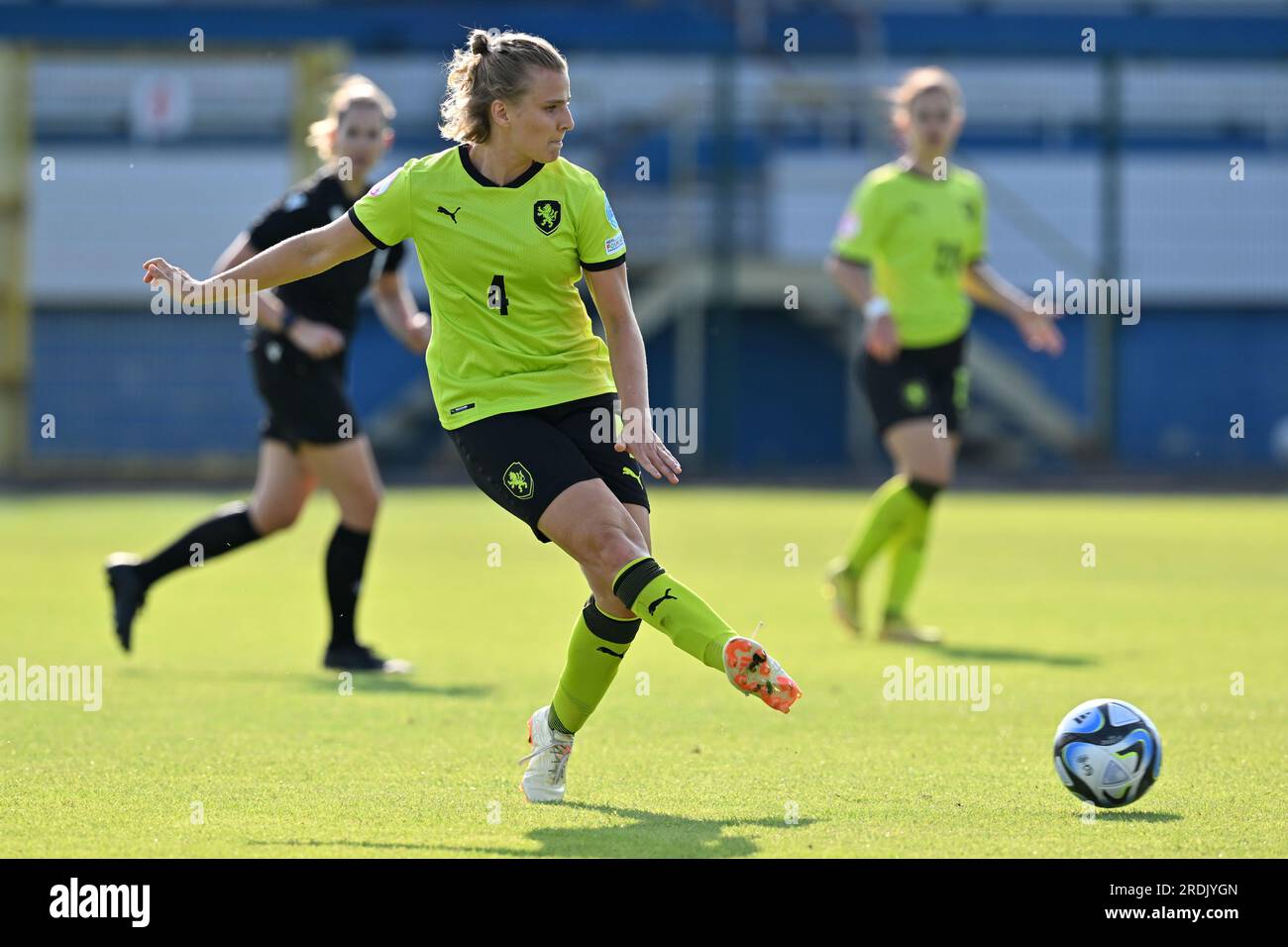 La Louviere, Belgium. 21st July, 2023. Zuzana Obadalova (4) of Czechia pictured during a female ...