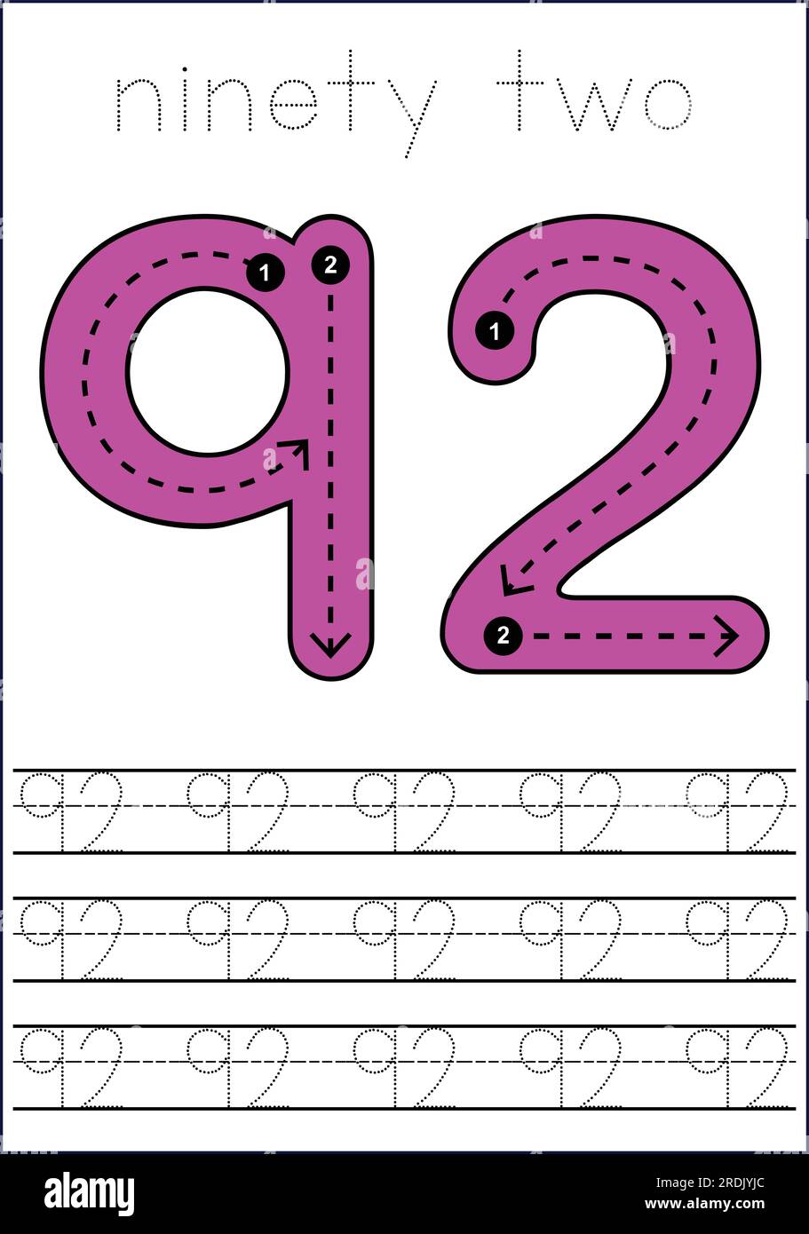 Children counting numbers in Stock Vector Images - Alamy