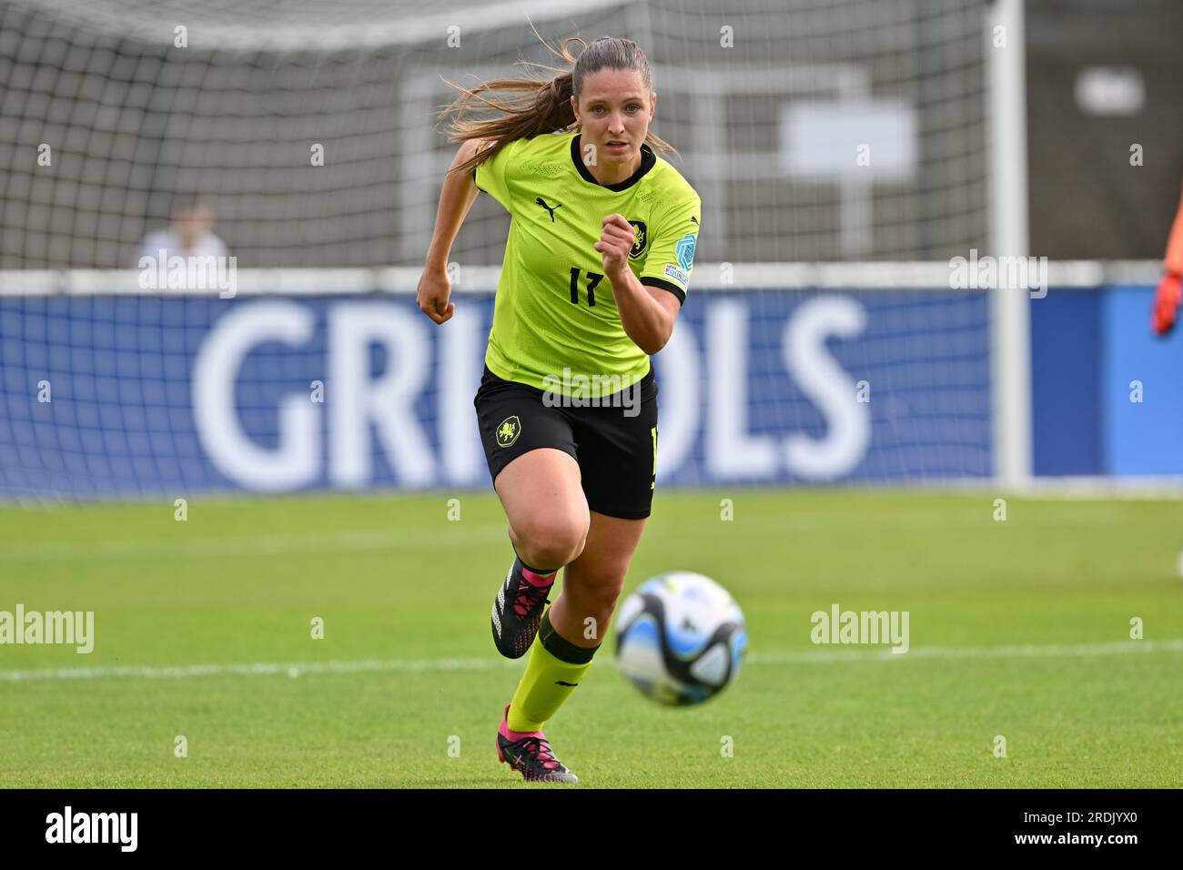 La Louviere, Belgium. 21st July, 2023. Andrea Svibkova (17) of Czechia pictured during a female ...