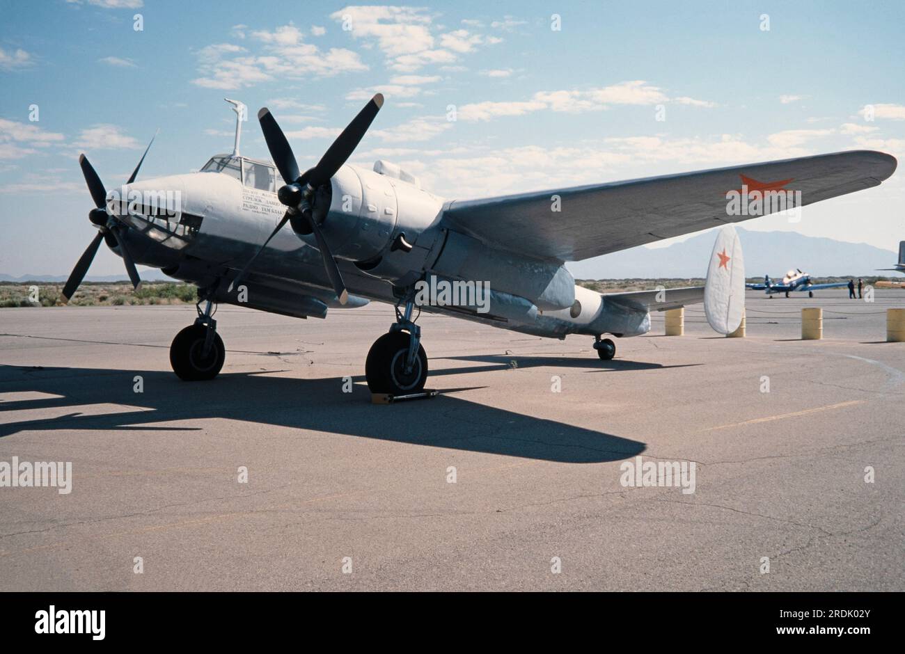 A Tupolev Tu-2S fighter bomber marked as 20465 of the Russian Air Force ...