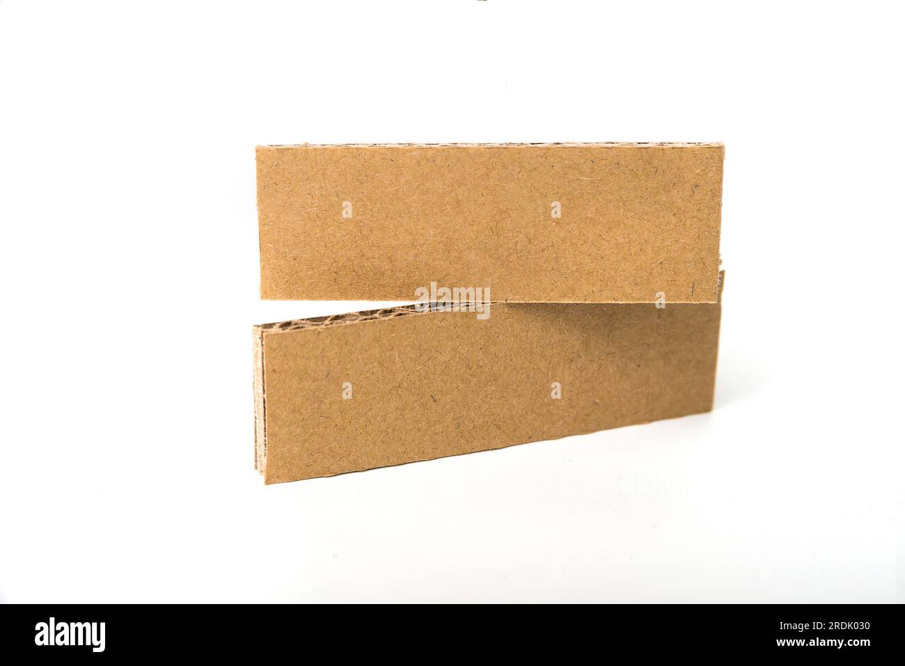 Blank cardboard sign on a white background Stock Photo - Alamy