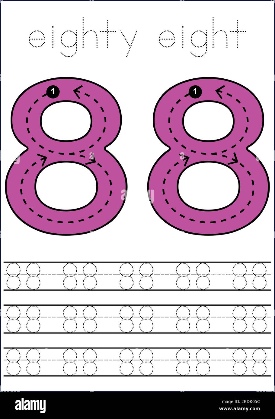 Learning numbers chart for kids hi-res stock photography and images - Alamy