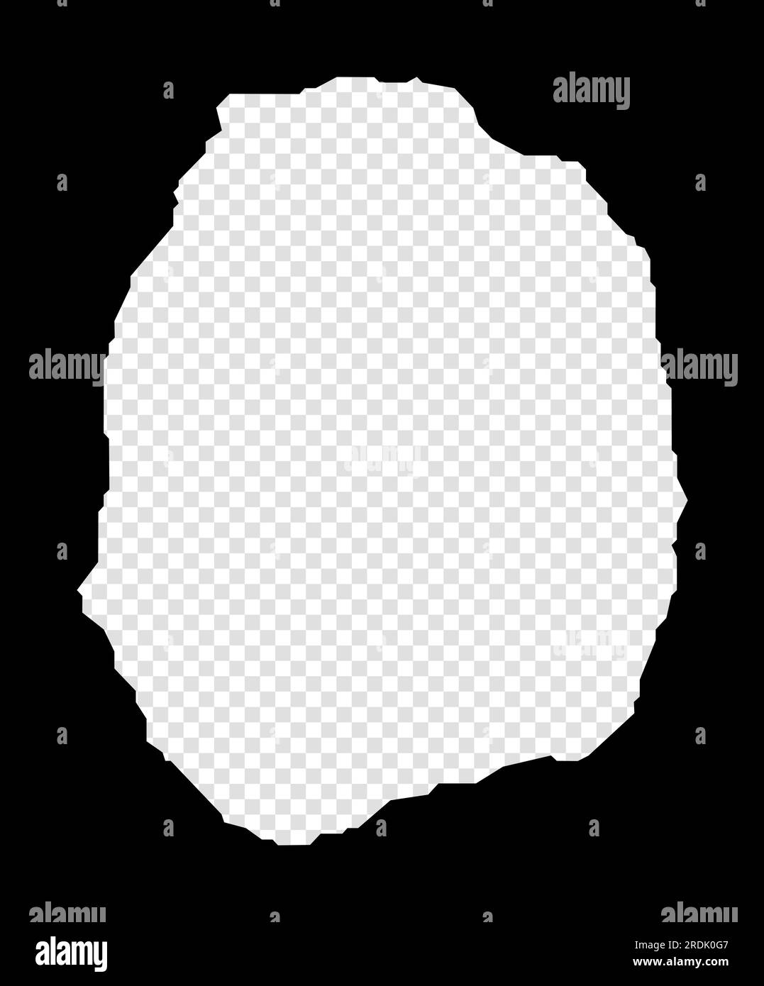 Stencil map of Nevis. Simple and minimal transparent map of Nevis ...