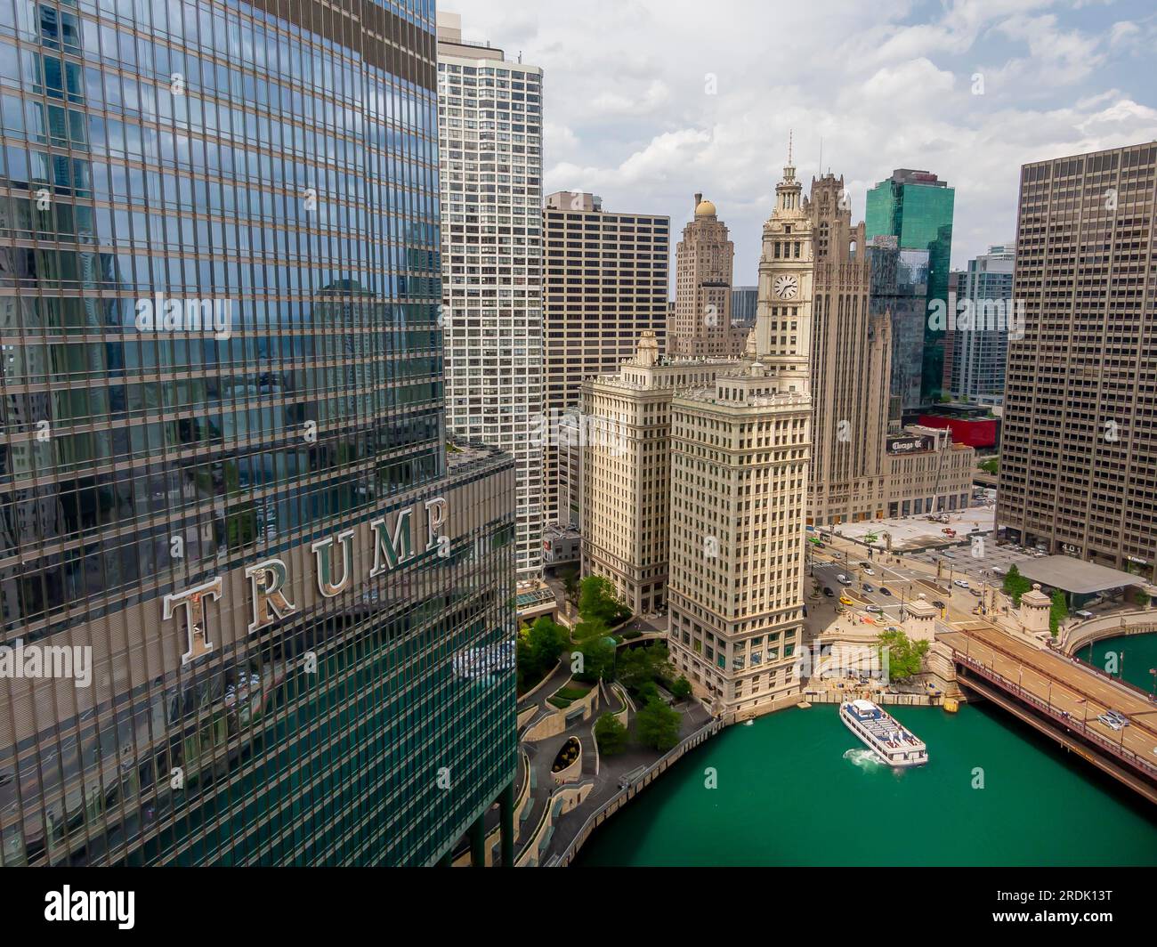 Aerial view of the Windy City, Chicago Illinois Stock Photo - Alamy