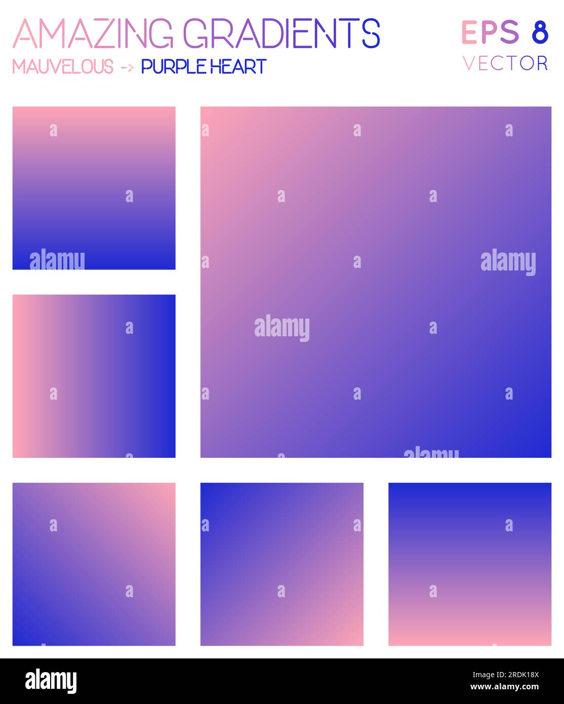 Colorful gradients in mauvelous, purple heart color tones. Alive ... Colorful gradients in mauvelous, purple heart color tones. Alive ...