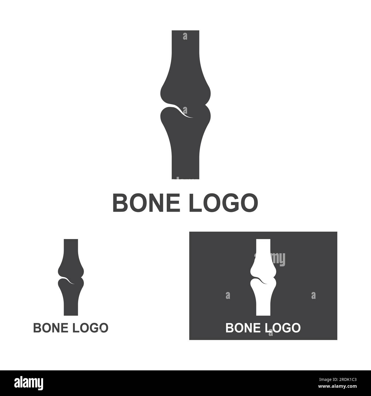 Bone logo icon vector design Stock Vector Image & Art - Alamy
