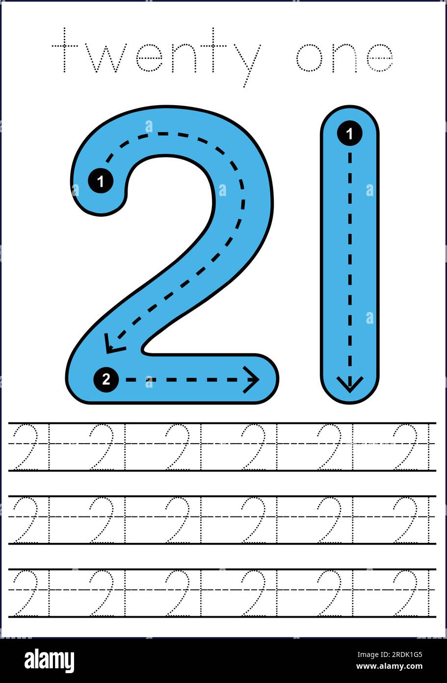 Learning numbers printables hi-res stock photography and images - Alamy