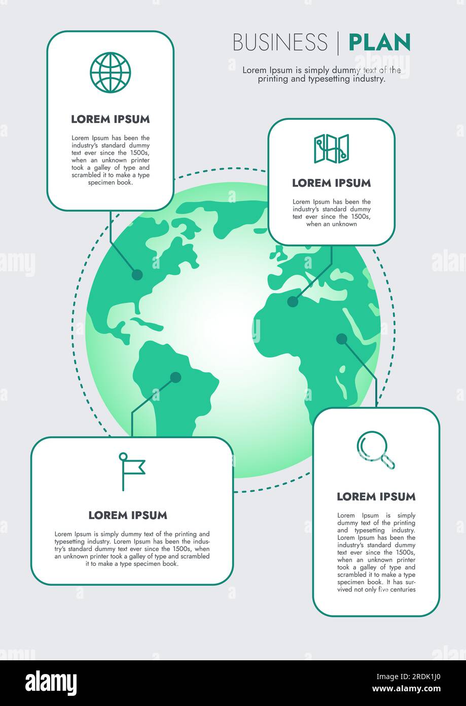 Infographic template for presentations and features data visualization ...