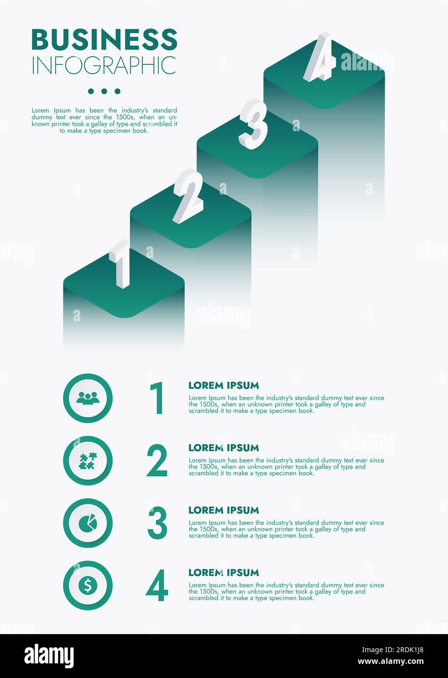 Infographic template for presentations and features data visualization ...