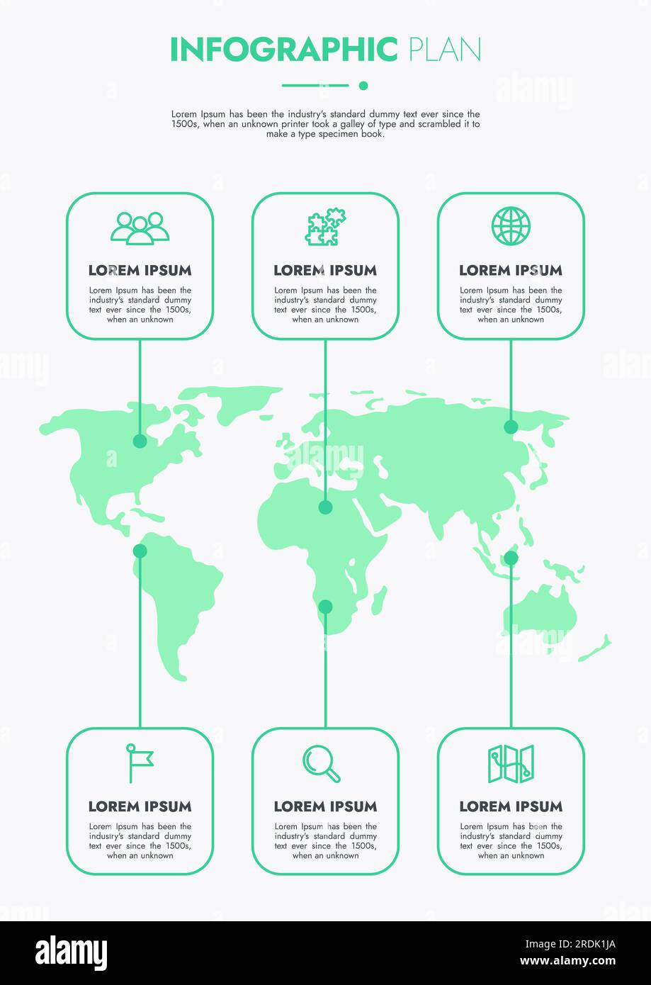 Infographic template for presentations and features data visualization ...