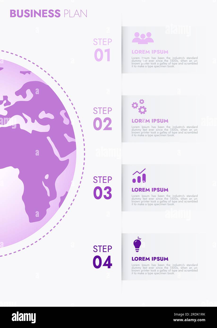 Infographic template for presentations and features data visualization ...