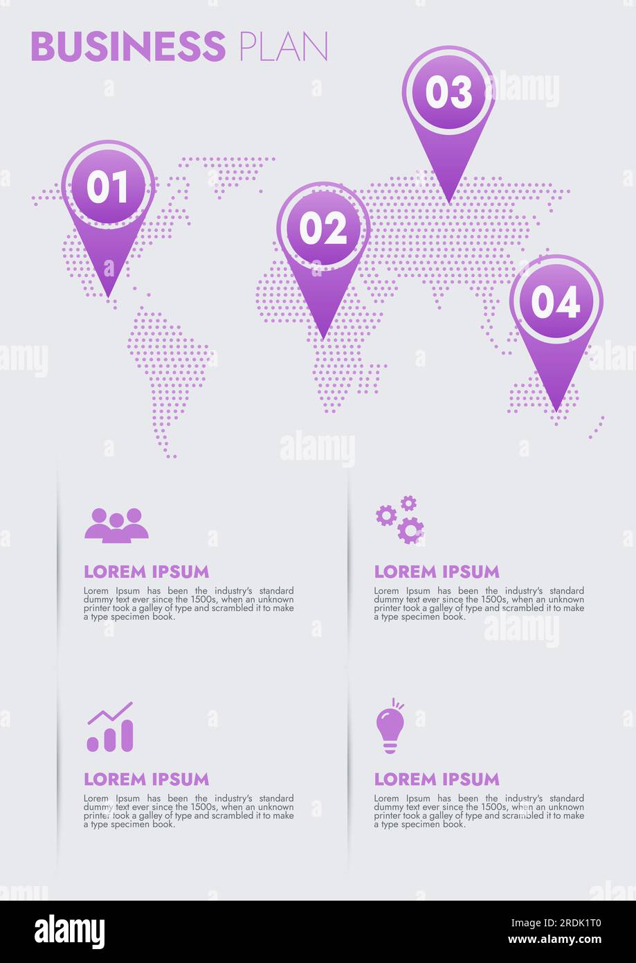 Infographic template for presentations and features data visualization ...
