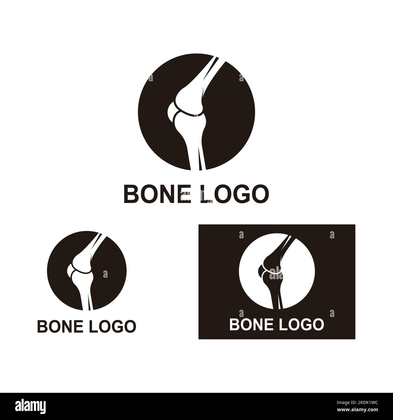 Bone logo icon vector design Stock Vector Image & Art - Alamy