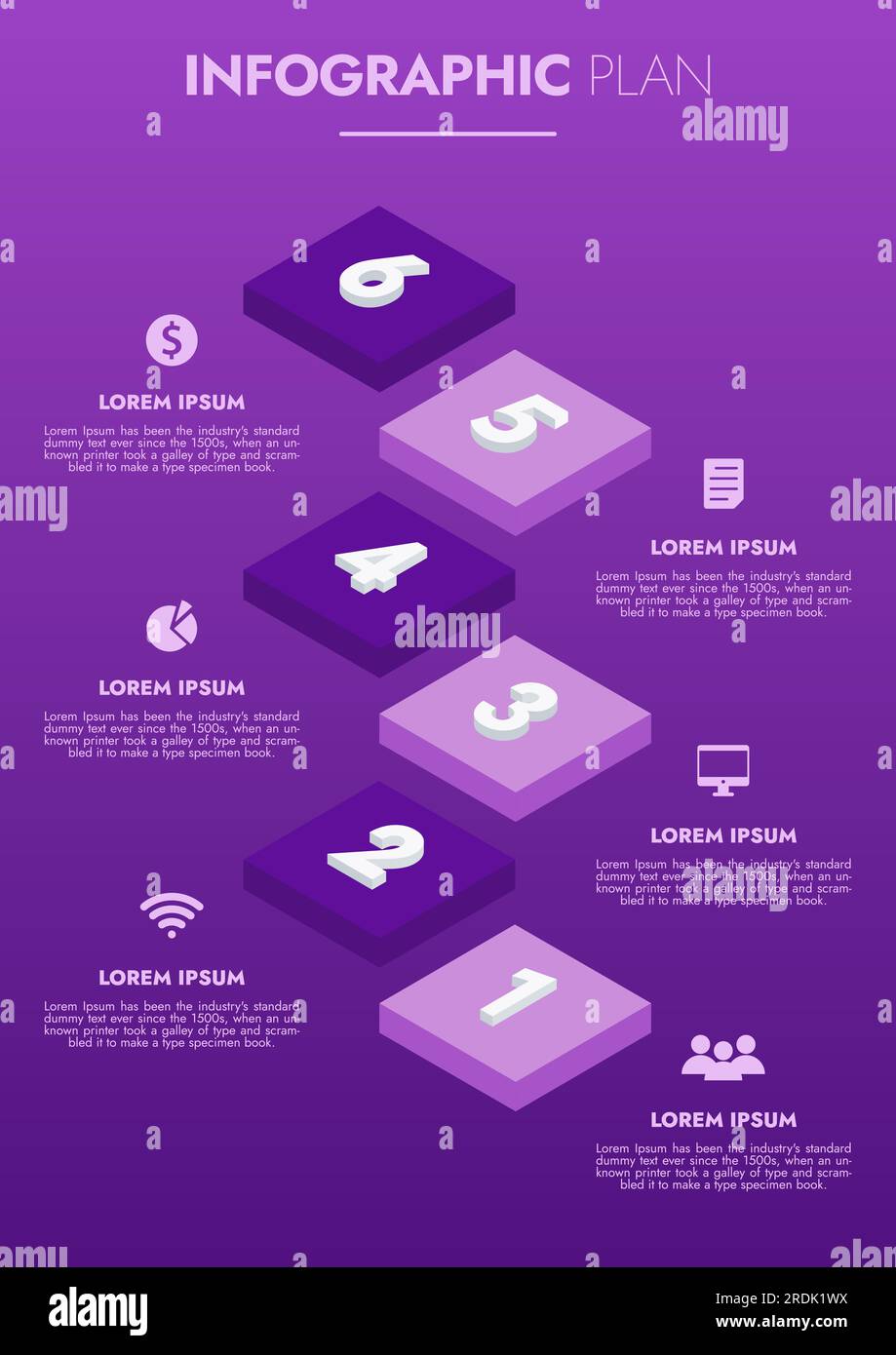 Infographic template for presentations and features data visualization ...
